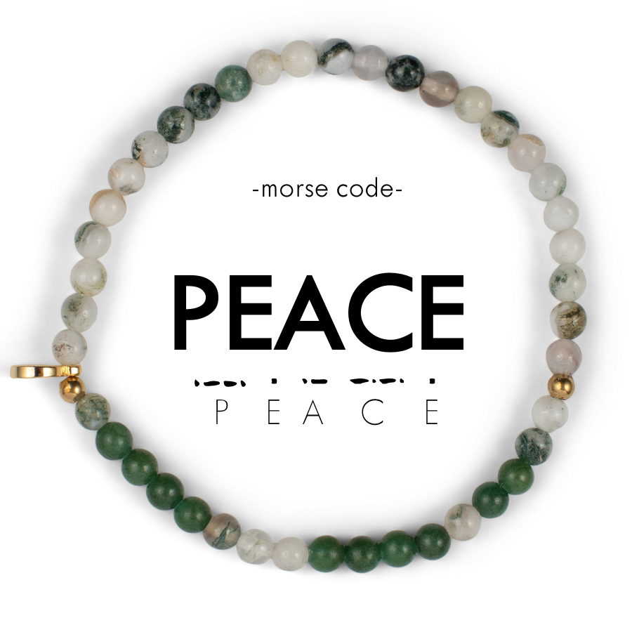 Morse Code Bracelet | PEACE – Military Alphabet Store