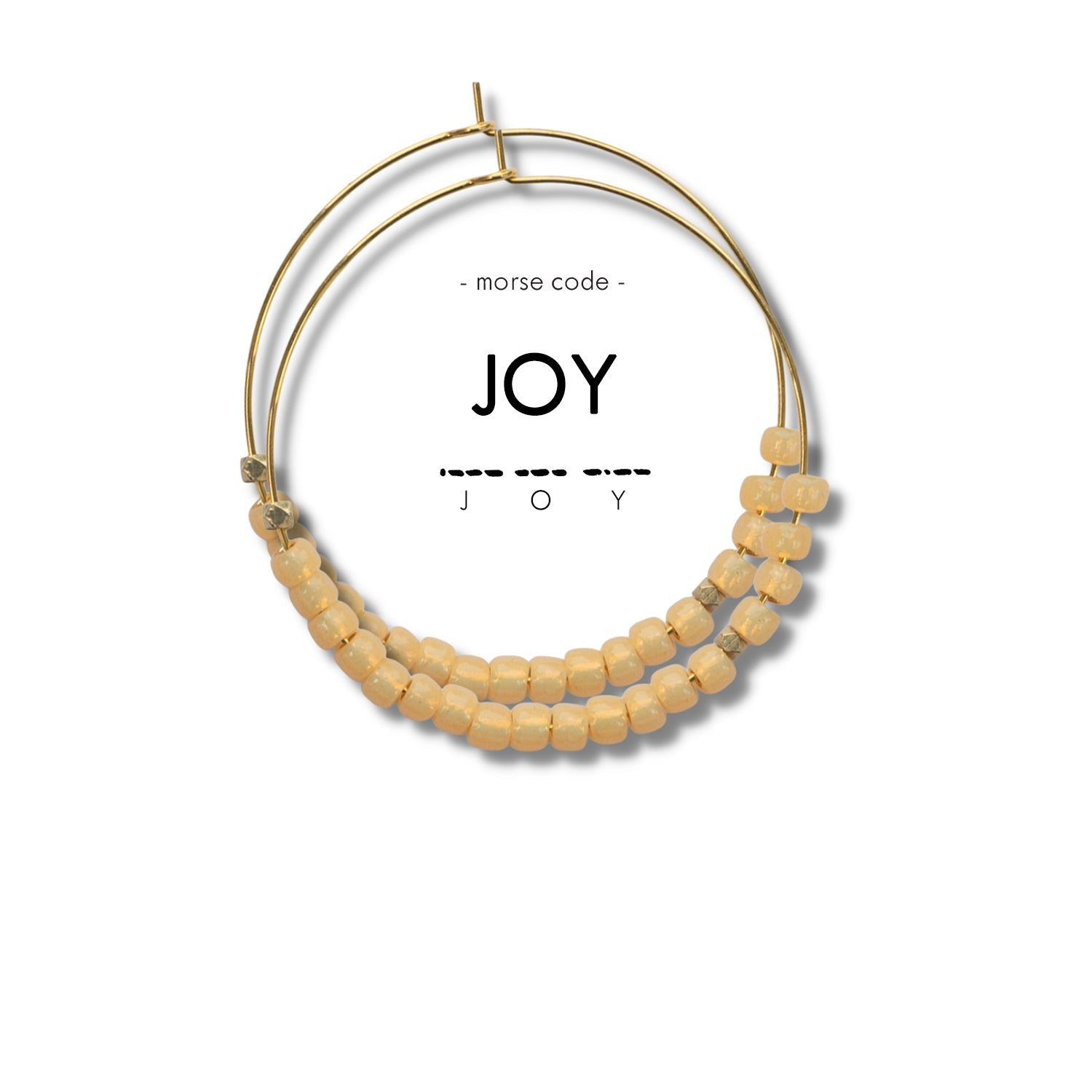 Morse Code Earrings | JOY – My Store